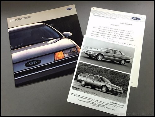1989 Ford Taurus and SHO 28-page Vintage Sales Brochure Catalog SET | eBay