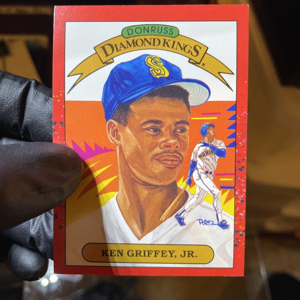 90 DONRUSS KEN GRIFFEY JR . DIAMOND KINGS Error Card 🔥Super Rare!🔥 | eBay