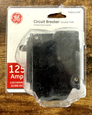 GE THQL21125 120/240AC 125A Double-Pole Circuit Breaker | eBay