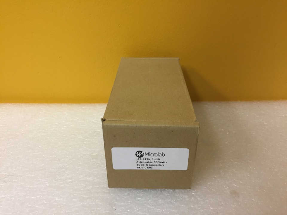 Microlab FXR AR-R15N DC to 3.0 GHz, 15 dB, Type N (M-F) Coaxial ...