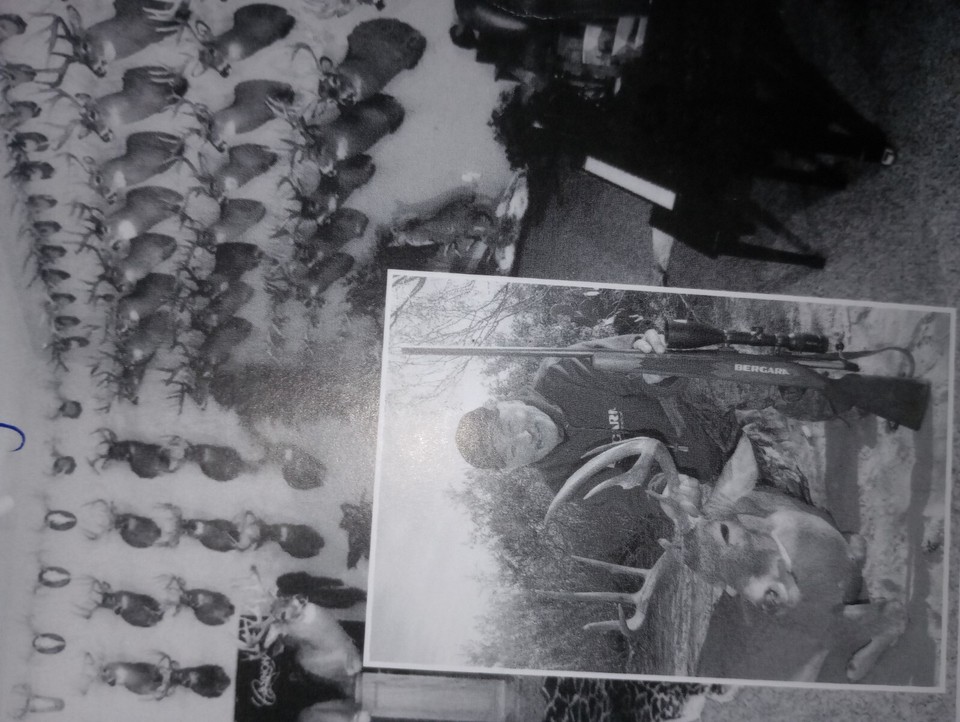 Roger Raglin Autographed Photo "The Wall of Whitetails" Trophy Room ...