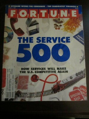 Fortune Magazine June 1987 The Service 500 Citibank Wows the Consumer ...