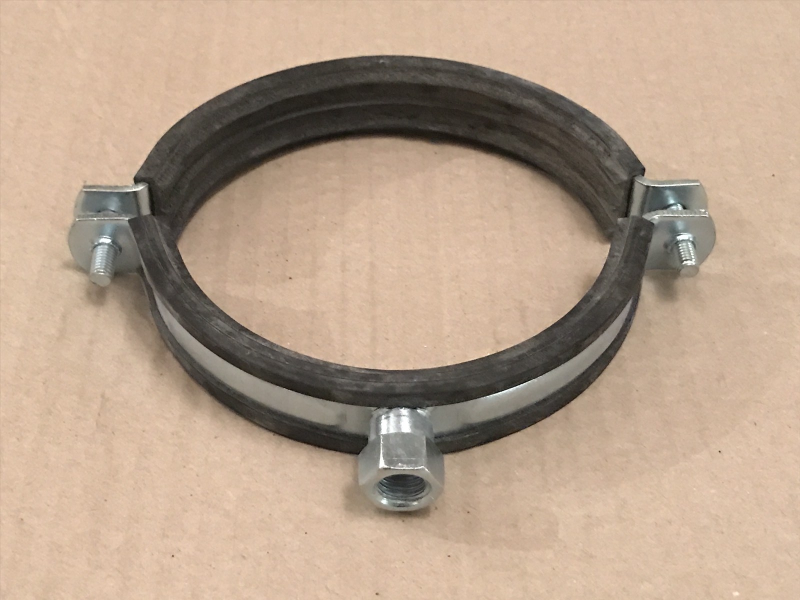 Flamco 4" BSI Steel Pipe Clamp - Rubber Lined Munsen Ring - 108mm to ...