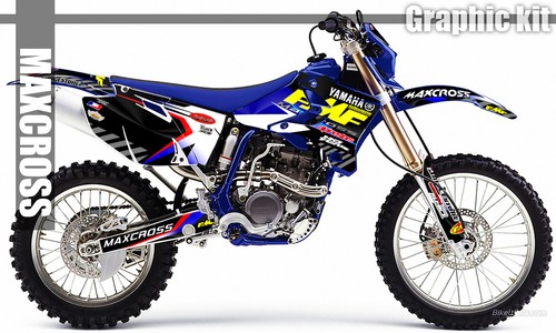 YAMAHA WR250F WR450F YZ250F YZ450F 2003-2006 MAXCROSS GRAPHICS FULL KIT ...