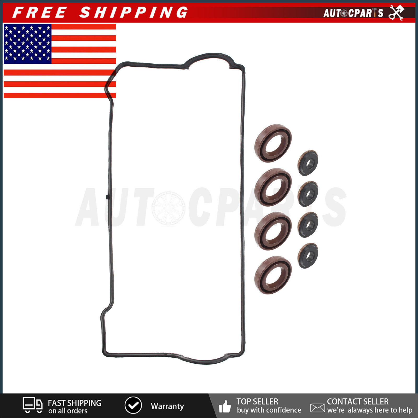Valve Cover Gasket Kit 4AFE Fits for Toyota Celica Corolla 93-97 1.6 1 ...