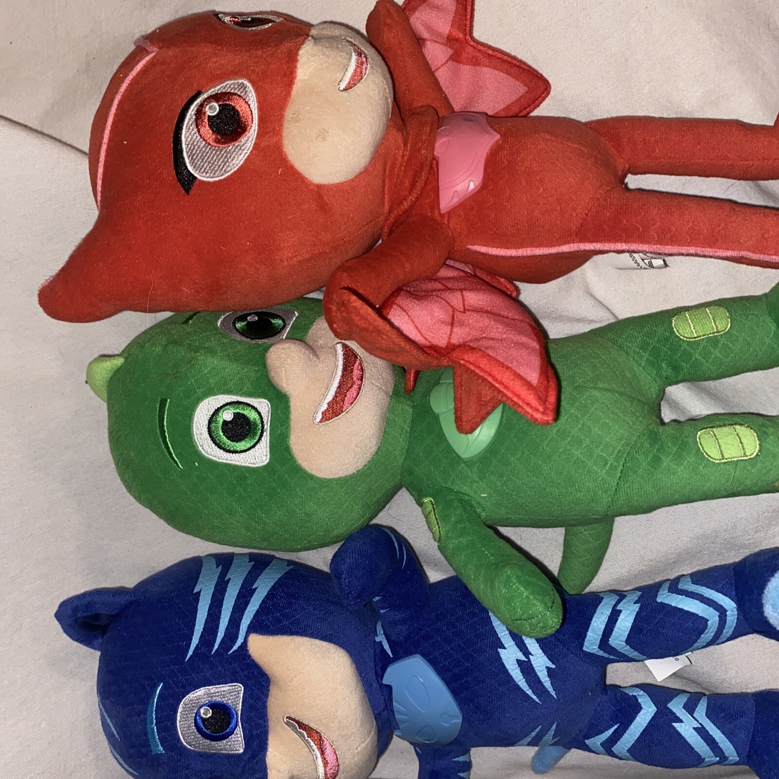 PJ Masks Lot 15" Sing Talk Light Up CatBoy Owlette Gekko Plush Set | eBay
