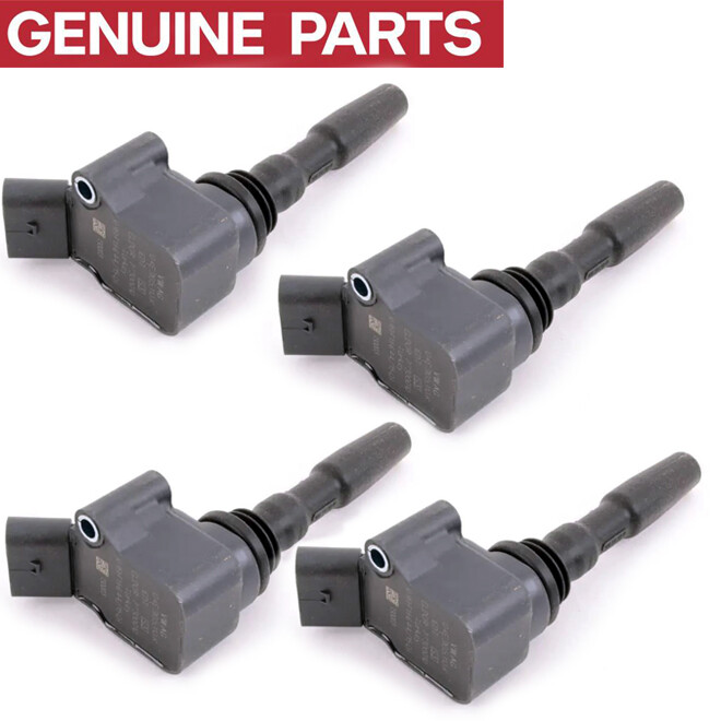 Genuine 4 PCS Ignition Coil For Audi A3 e-tron VW Golf Jetta 1.4 ...