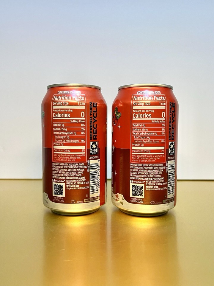 〽️New Limited Edition Starry Lemon Lime Zero Sugar Cranberry Blizz Soda ...