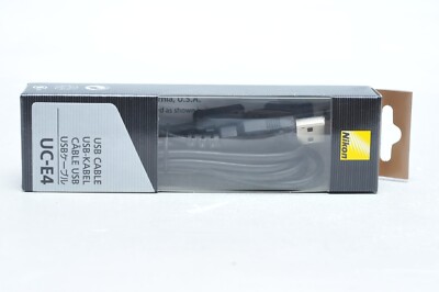 Nikon OEM UC-E4 USB Cable Part#25262 for D70 D90 D3000 D3100 D7000 Fast ...