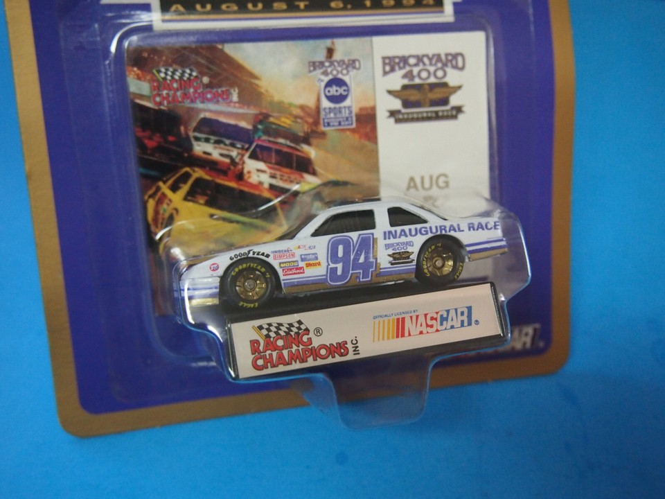 1994 Racing Champions 1/64 Scale NASCAR Brickyard 400 Inaugural Race ...