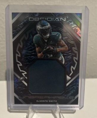 2023 Panini Obsidian DeVonta Smith /199 Unbreakable Patch | eBay