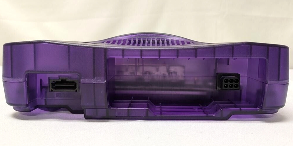Vtg N64 Funtastic Grape Translucent PURPLE Nintendo-64 Gaming Console ...