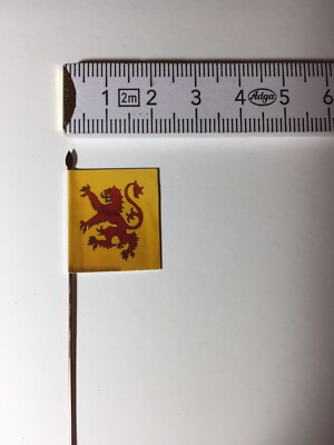 834) 1x 25mm 28mm ECW Banner Flag Royalist Montrose‘s Dragoons Army ...