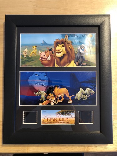Framed Vintage Disney Lion King Limited Edition Double Film Cell 812: ...