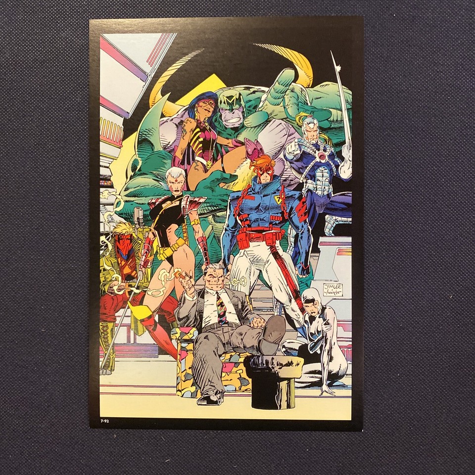 1992 WILDC.A.T.S ART PORTFOLIO #/5000 Jim Lee Signed on Cover #1 RARE ...