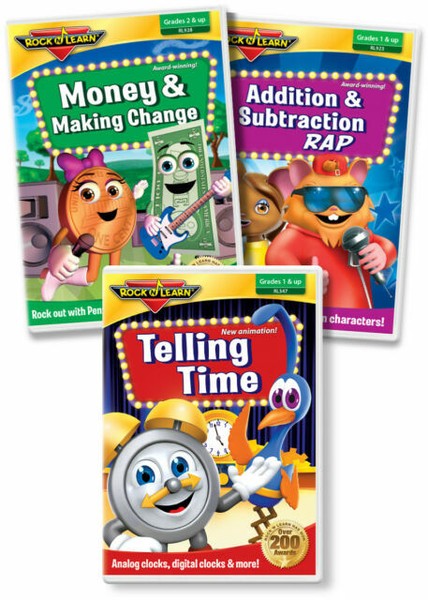 Rock 'n Learn - Early Math DVD Collection Addition & Subtraction Rap ...