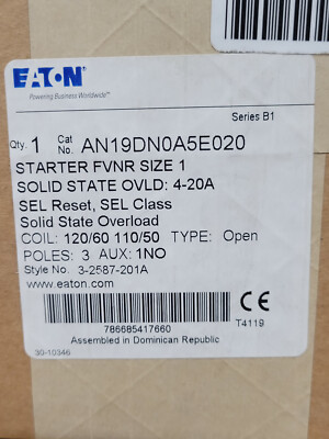 Eaton AN19DN0A5E020 Motor Starter | eBay