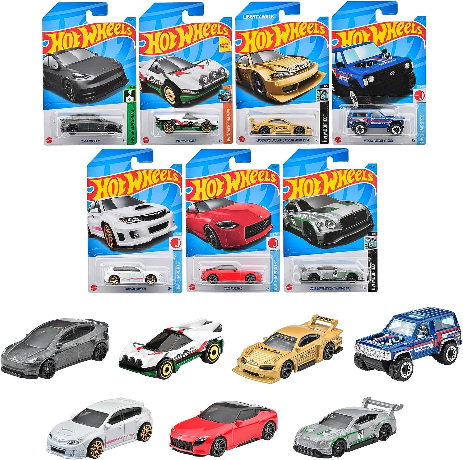 NEW MATTEL Hot Wheels Basic Car Assort 36 Miniture Cars BOX C4982-98KG ...