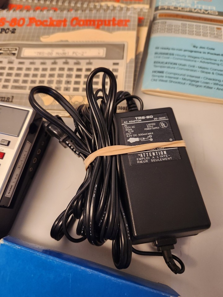 RadioShack TRS-80 Pocket Computer PC-2 BIG BUNDLE *Printer Untested ...