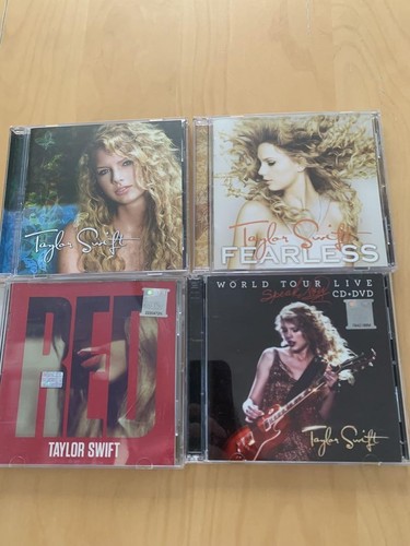 Taylor Swift CD Set of 4 Fearless Red Live Tour DVD Import Used | eBay
