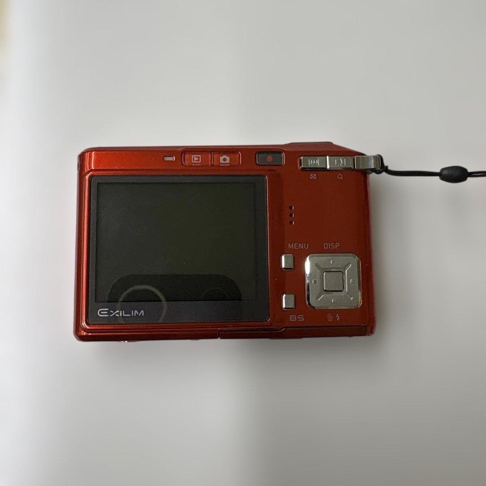 Casio Exilim EX-S600 Compact Digital Camera Red LCD Display Untested ...