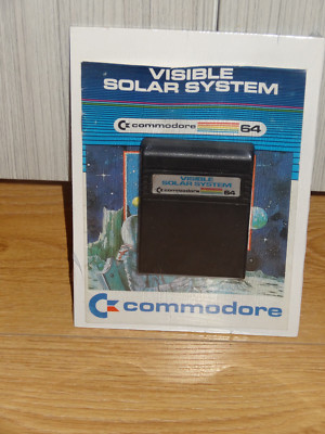 COMMODORE 64 C64 VISIBLE SOLAR SYSTEM CARTRIDGE & MANUAL | eBay Australia