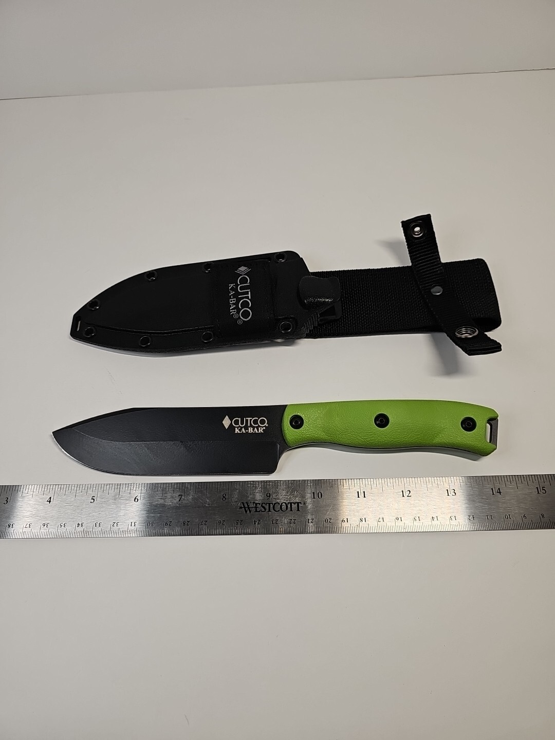Cutco Ka-Bar Outdoorsman Knife #5726 - Zombie Green Interchangeable ...