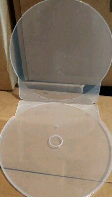200 CD/DVD Clam Shell Clear Protective Cases | eBay