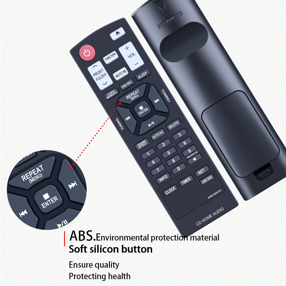 New AKB73655751 Remote Control For LG Mini Hi-Fi System CM8340 CM8440 ...