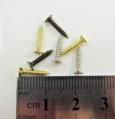 2mm x 10mm MINIATURE STEEL POZI SCREWS DOLLSHOUSE TINY MICRO MODEL ...