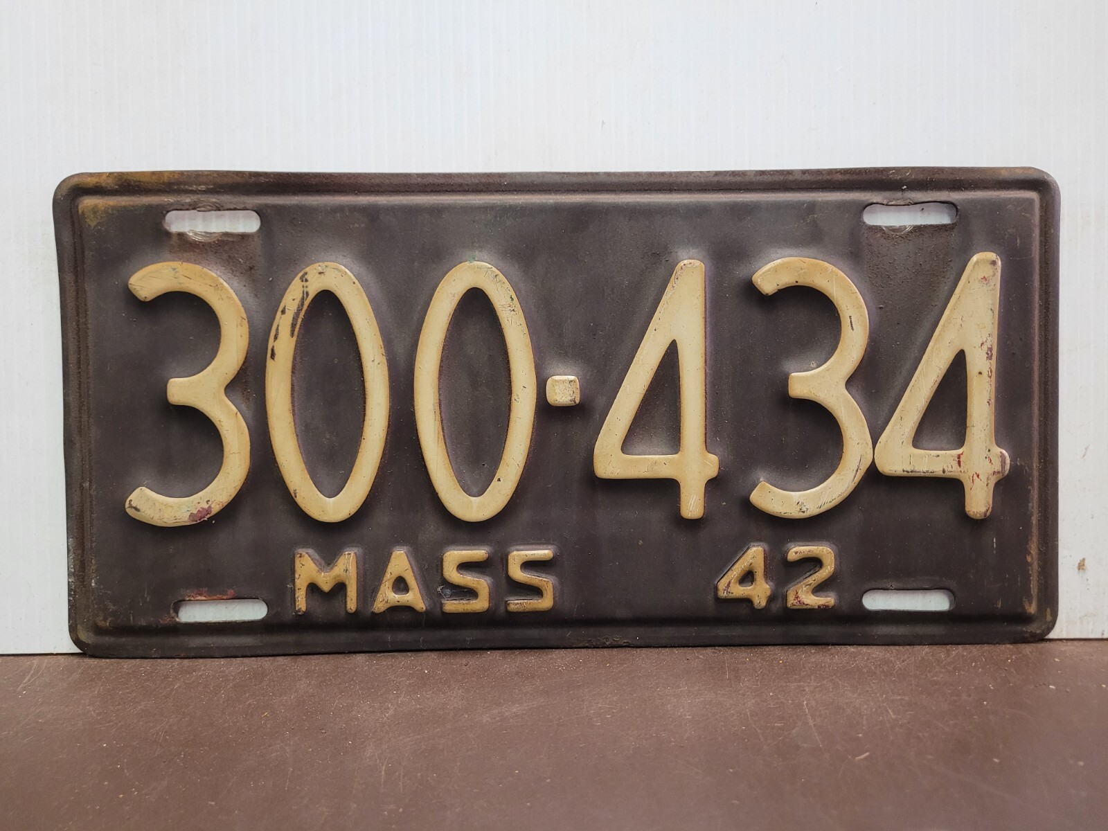 1942 Massachusetts License Plate Tag Original. | eBay