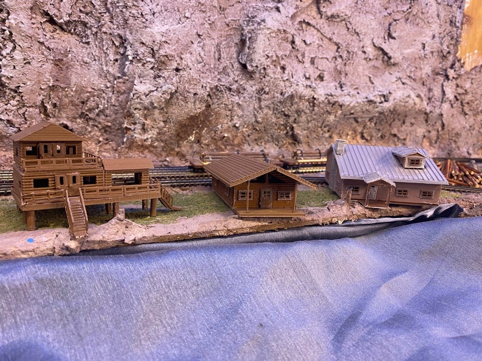 N Scale Cabin Set with Video Assembly Instructions - "Uncles" Series | eBay