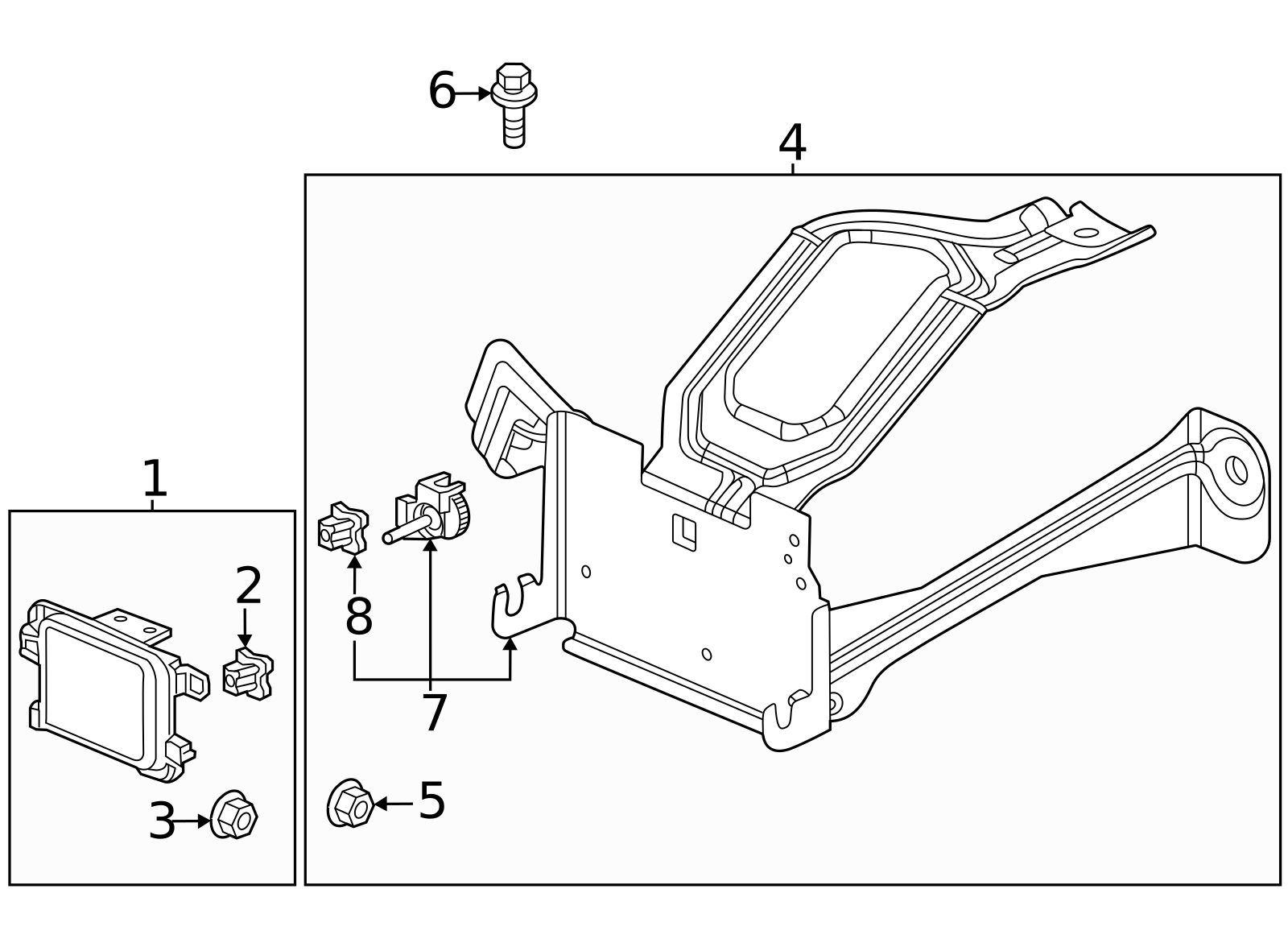 2019-2021 Honda HR-V OEM Bracket Assembly - Honda 36801-T7A-J11 for ...