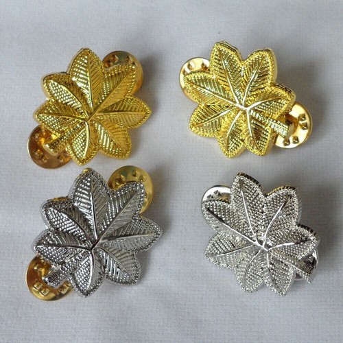 2Pair WW2 US Army Lieutenant Colonel Epaulette Device Metal Pin Badge ...
