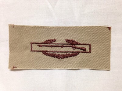 US ARMY COMBAT INFANTRY PATCH, TAN, SEW-ON | eBay