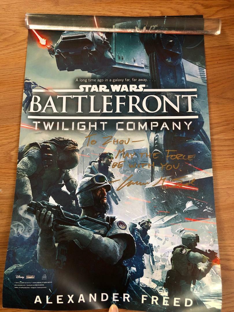 NYCC 2015 Star Wars Battlefront Twilight Company SIGNED poster ...
