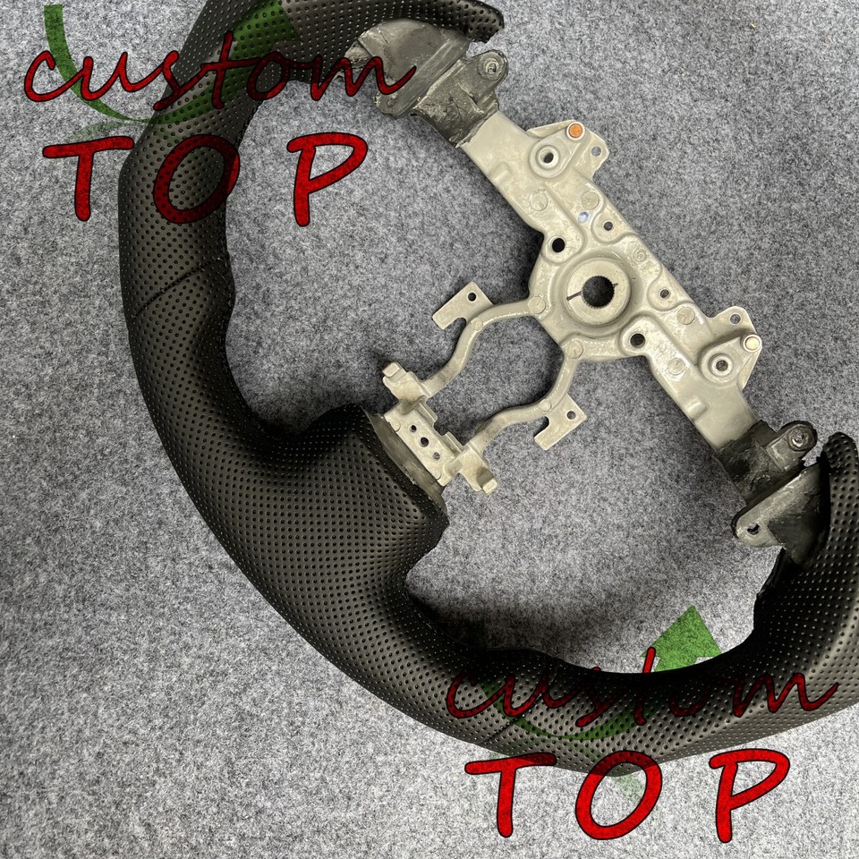 black leather Steering Wheel Fit For Infiniti G37 G35 EX35 EX37 Q40 Q60 ...