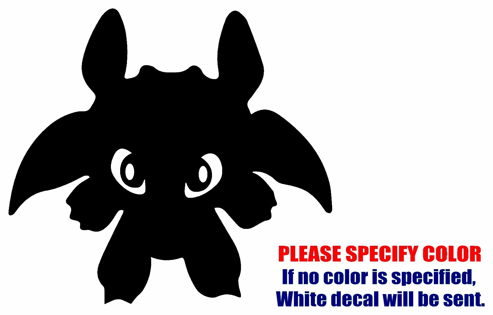 BABY TOOTHLESS DRAGON Funny Vinyl Decal Car Sticker Window bumper ...