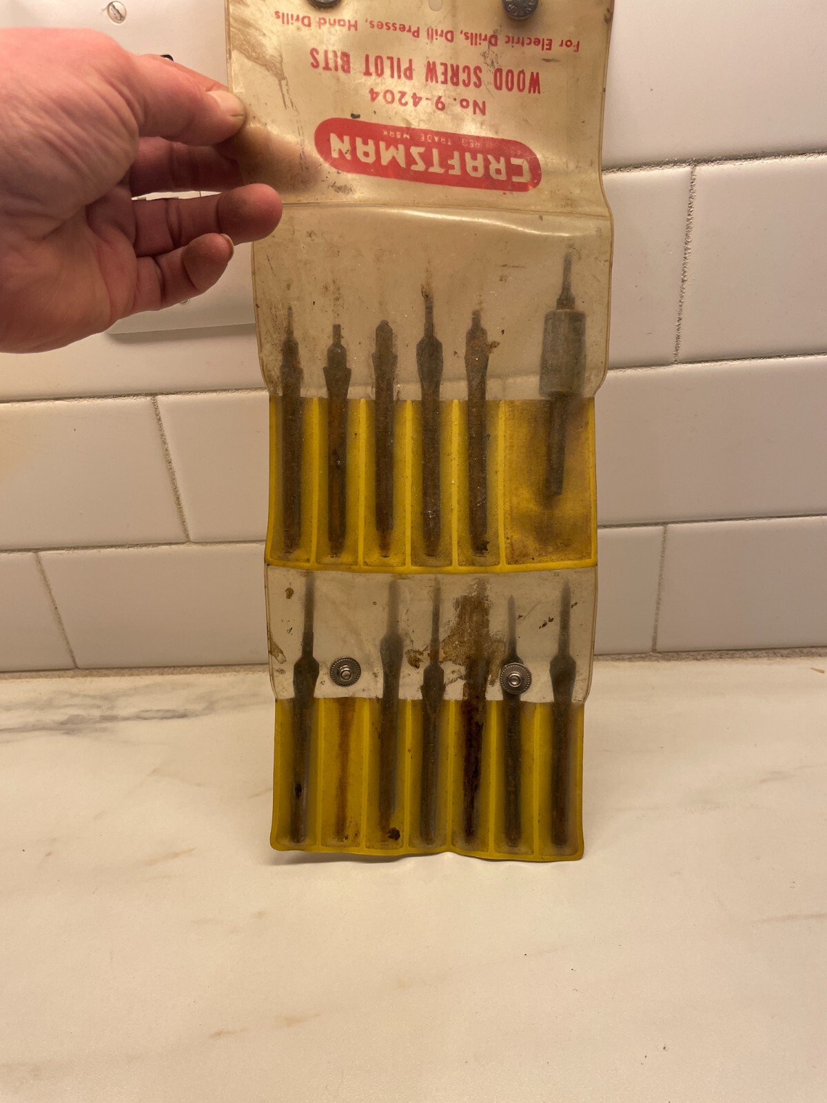 Craftsman Wood Screw Pilot Bits Set 9-4204 94204 Crown Logo Lot380 for ...