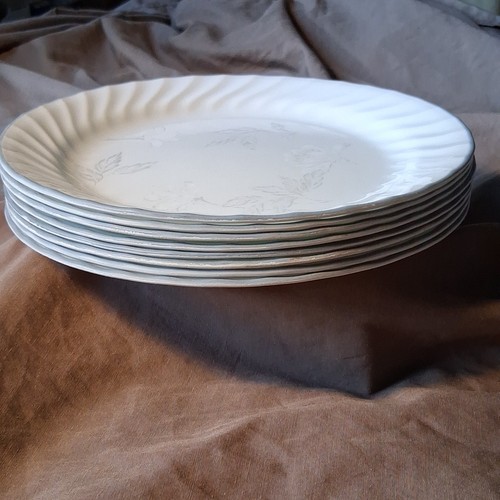 Corelle Pink Trio Pastel Luncheon Plates 9” Retired Imperfections Faded ...