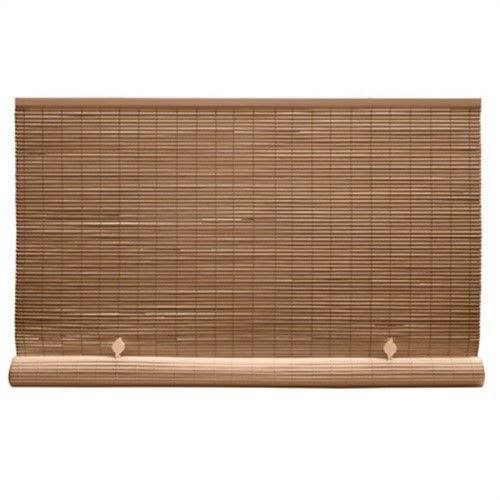 Radiance Vinyl Rollup Shade 60 in. W X 72 in. H Bamboo Cordless | eBay