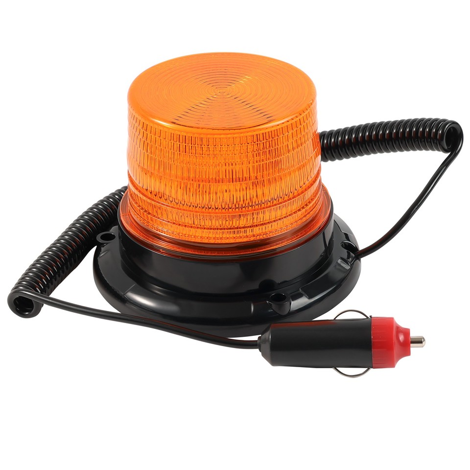 24LED Warning Strobe Amber Flashing Beacon Magnetic Car Roof Recovery ...