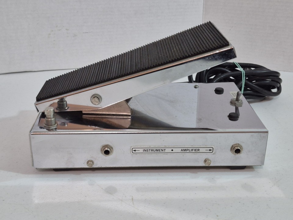 Vintage 1982 Morley Tel-Ray PWO Power Wah Pedal Tested Chrome Effects ...
