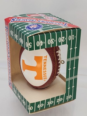 Touchdown Treasures Tennessee Volunteer Miniature Replica Football Ornament NIB | eBay