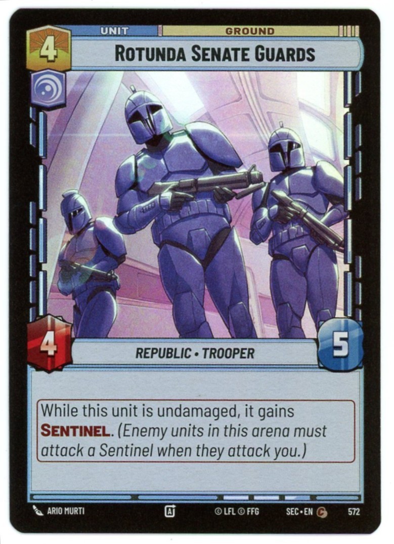 Rotunda Senate Guards (Foil) 572 Secrets of Power - SWU Star Wars ...