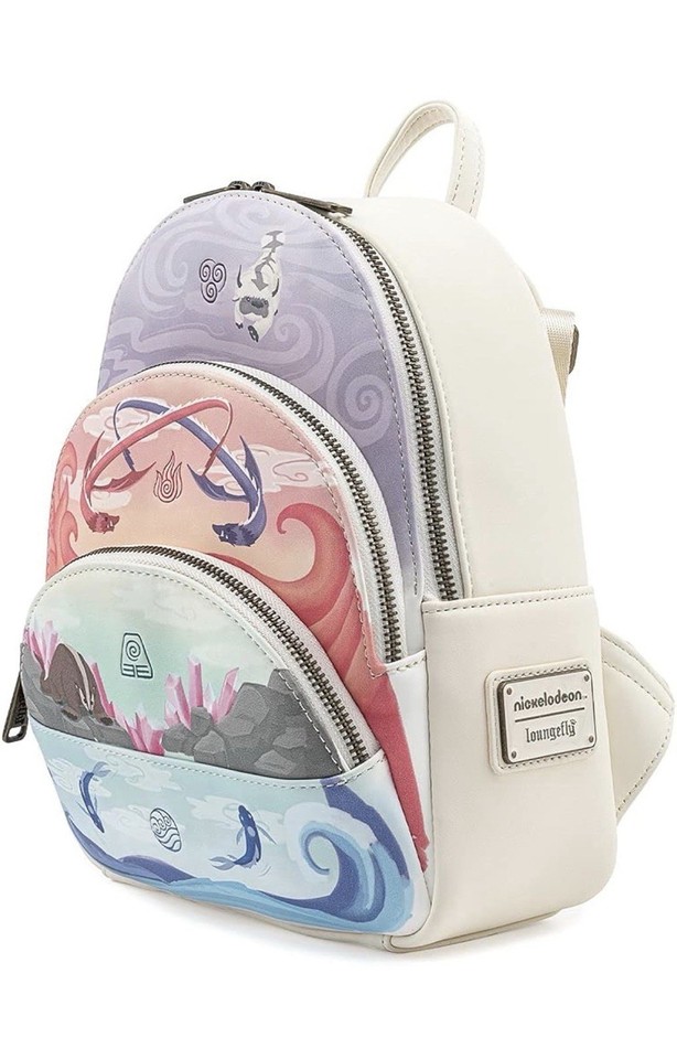 NEW! Avatar 4 Elements Loungefly Mini Backpack Exclusive Nickelodeon | eBay