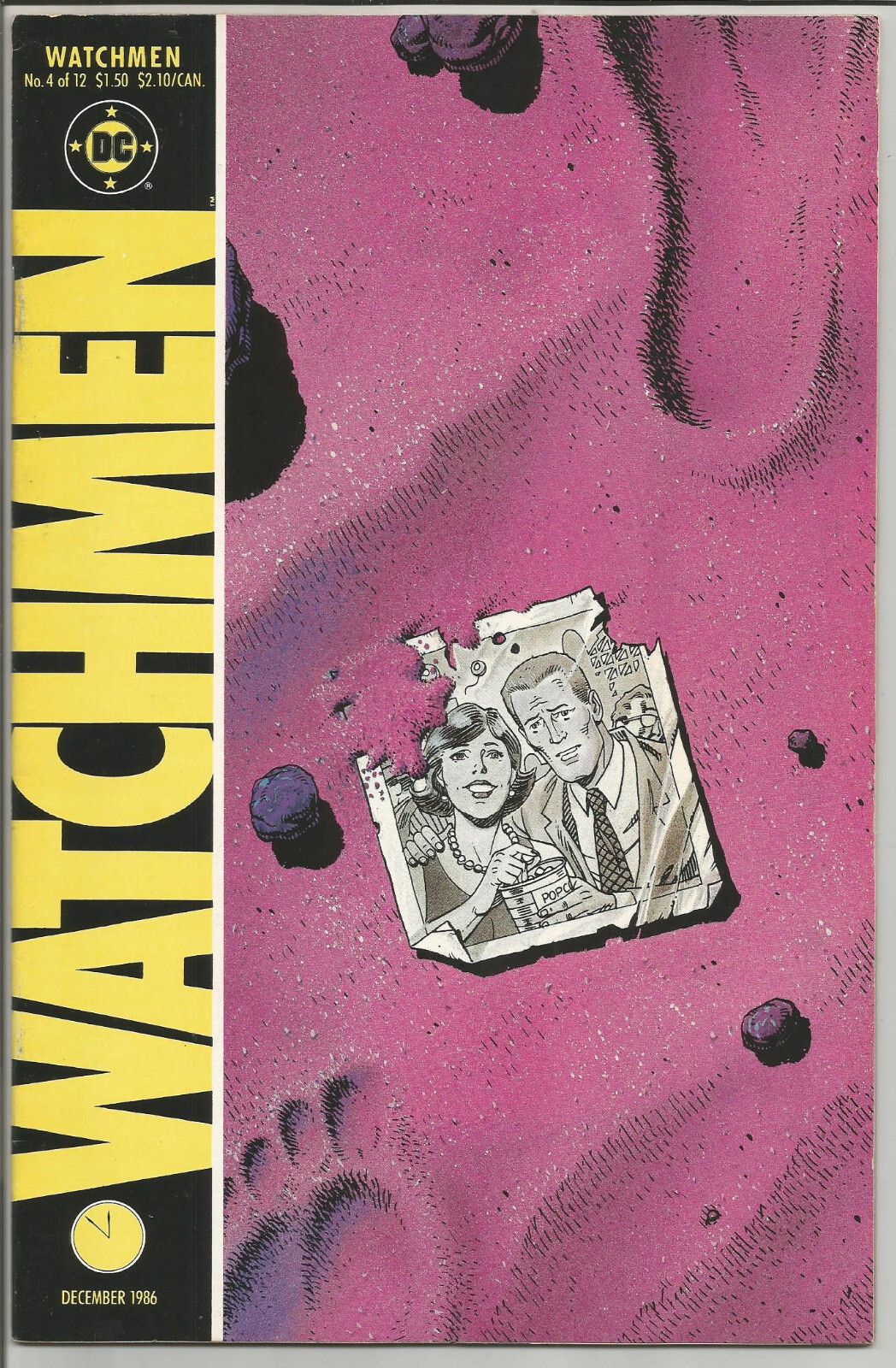 WATCHMEN #4 (of 12) 1986, DC Gibbons/Moore John F. Kennedy-app. VF-NM ...