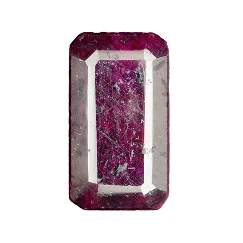 100% Certified Natural African Red Ruby 241.65Ct Octagon Shape Loose ...