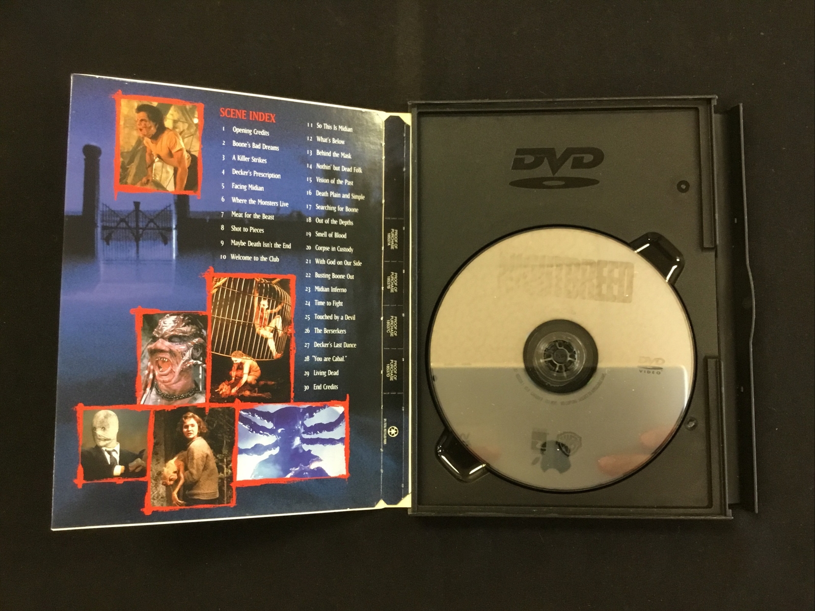 Nightbreed - DVD - Snapcase 1990 Cliver Barker HORROR CULT CLASSIC ...