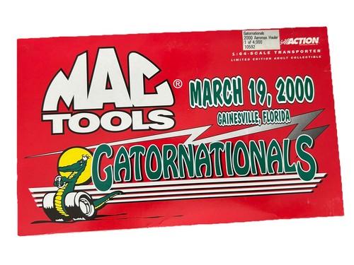 MAC Tools 2000 Gatornationals 1:64 Aeromax Hauler Semi Tractor Trailer NIB | eBay
